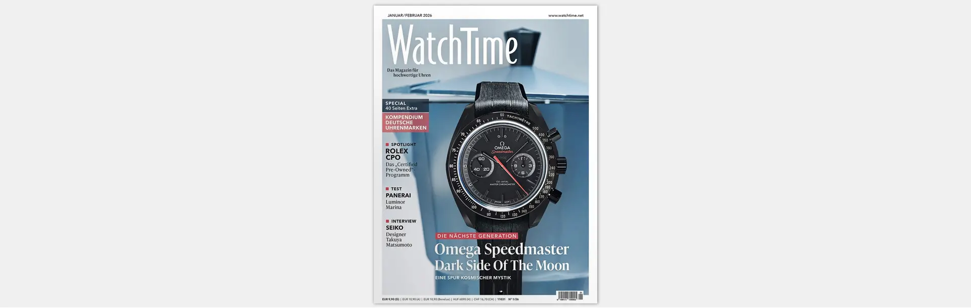 WatchTime Magazine Compendium 2026: MODALO Watch Storage in Portrait